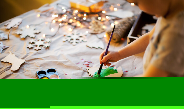 Manualidades navideñas para desarrollar la motricidad fina de tu hijo